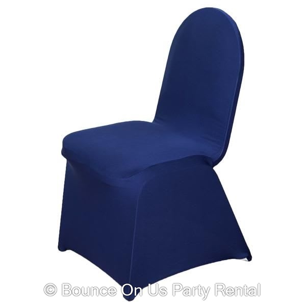 Navy Blue Chair Covers - Bounce House & Inflatable Hire in Brockton ...