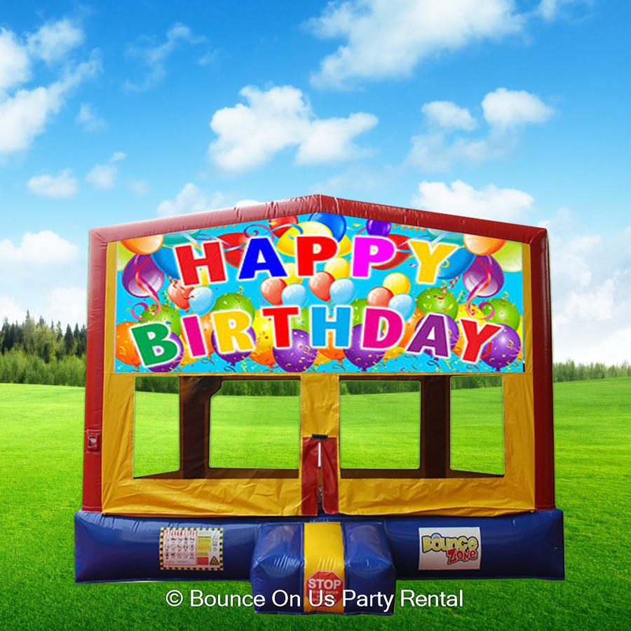 Happy Birthday Castle - Bounce House & Inflatable Hire in Brockton ...